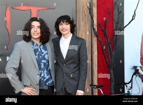 Los Angeles Ca 26th Aug 2019 Nick Wolfhard Finn Wolfhard At