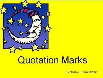 Quotation Marks Power Point Presentation By Dijobaker TPT