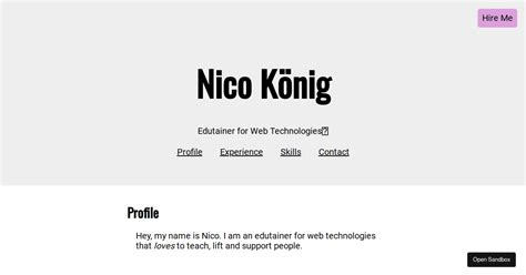 Coding Bootcamps Eulexample Cv Codesandbox