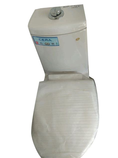 Open Front Floor Mounted White Western Commode For Bathroom Fitting At Piece In Kanpur