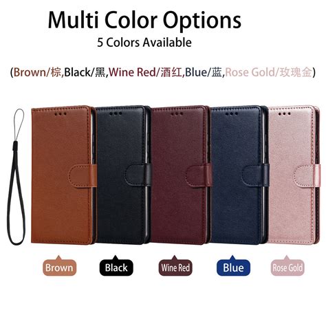 Case For Oppo Reno F T Z Pro G Flip Cover Wallet Cute Card Pocket Holder Faux