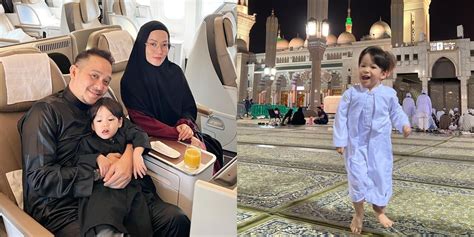 7 Potret Khaleed Anak Bungsu Lyra Virna dan Fadlan Muhammad Ikut Umrah - KapanLagi.com