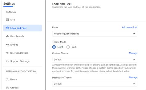 Look And Feel Settings For Dashboards In Bold Bi Bold Bi Docs