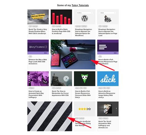 How To Embed Random Content Inside A Grid Layout With Php Envato Tuts