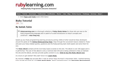 Free Ways Of Learning Ruby Programming Language Business Technology And Lifestyle Blog