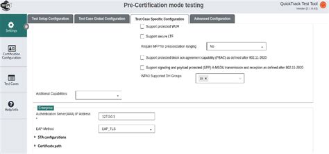 wfa certification and testing guide esp32 — esp test tools latest