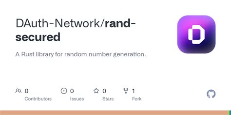Github Dauth Networkrand Secured A Rust Library For Random Number