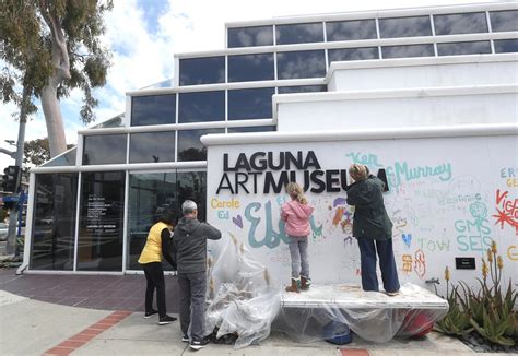 Community Art Wall Brightens Laguna Art Museum On Rainy Day Los