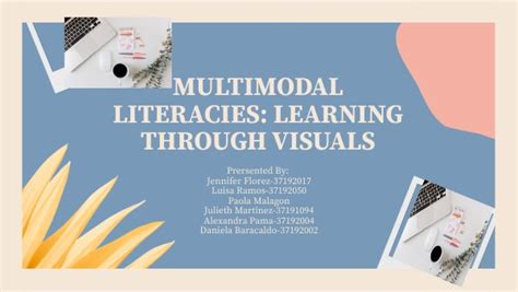 Multimodal Literacies Learning Through Visuals