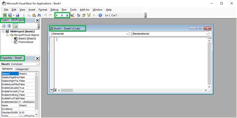 Visualbasic Editor In Excel Officeinsideorg
