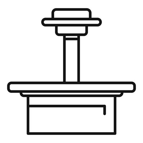 Premium Vector Clinic Person Device Icon Outline Vector Xray Image