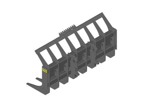 Werk Brau Grading Rake For Wheel Loaders 33000 43000 Lbs Class 4