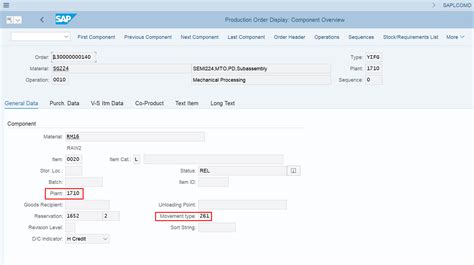 Sap Pp Production Execution Consumption From A Sap Community