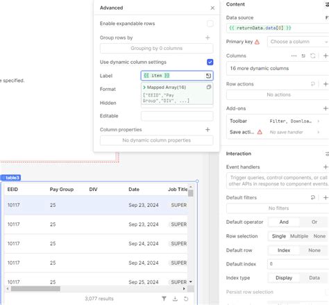 Autogenerate Columns To Table Via Code 💬 App Building Retool Forum