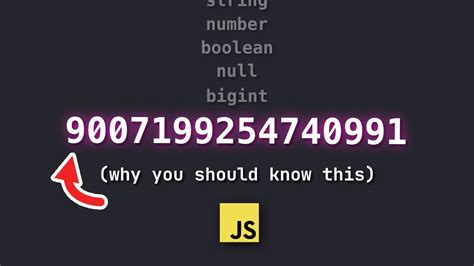 Javascripts Other Most Unused Primitive Bigint Youtube