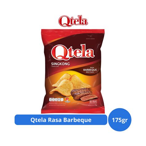 Jual Qtela Keripik Singkong Rasa Barbeque 175gr Shopee Indonesia