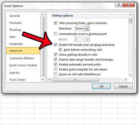 How To Display Or Hide The Fill Handle In Excel Solve Your Tech