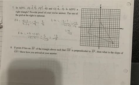 Solved On The Following Grid AB Is Shown With Along With Chegg