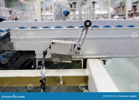 The Old Limit Switch In Pneumatic Systems Power And Hydraulics Stock
