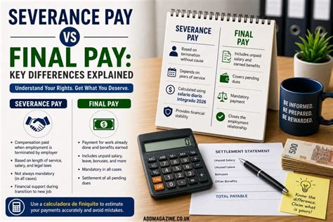 Severance Pay Vs Final Pay Key Differences Explained Add Magazine
