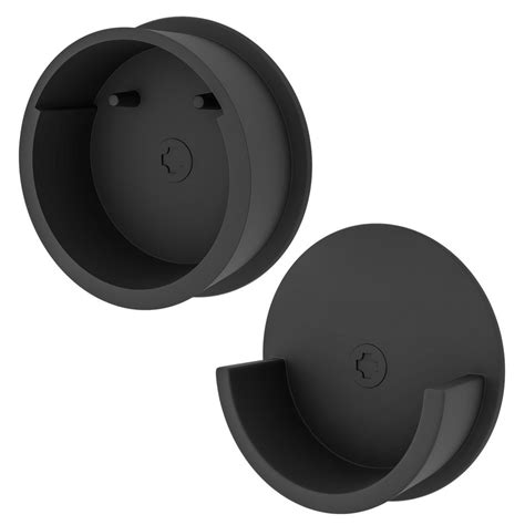 REV A SHELF INC Closet Rod End Cap Set Matte Black Rev A Shelf CRCSL MB