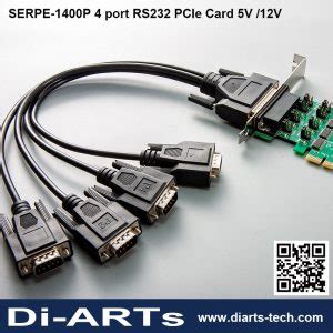 Port High Speed RS PCI Express PCIe Card Di ARTs Technology