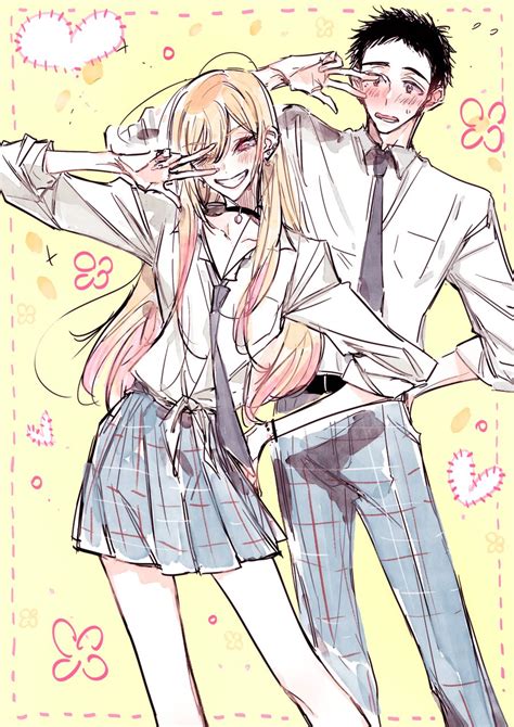 Kitagawa Marin And Gojou Wakana Sono Bisque Doll Wa Koi Wo Suru Drawn By Tima Danbooru