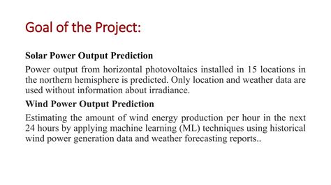 Ppt Machine Learning Approach To Renewable Energy Systems Pptx