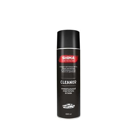 Очиститель кузова SHIMA DETAILER CLEANER аэрозоль 650 мл 4603740920308 ...