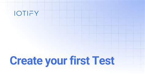 create your first test iotify network simulator