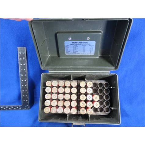 Case Gard 100 Round Shotshell Box With 37 Hulls 12 Ga