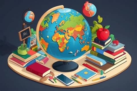 School College University Education Flat 3d Web Isometric Infographic