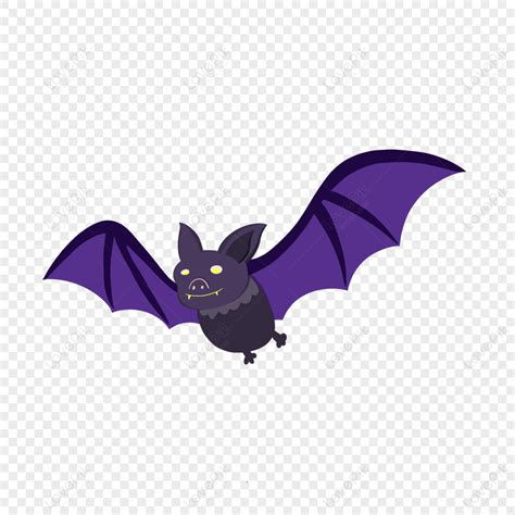 보라색 박쥐 클립 아트 비행 귀여운 일러스트휴일삽화 Png 일러스트 무료 다운로드 Lovepik