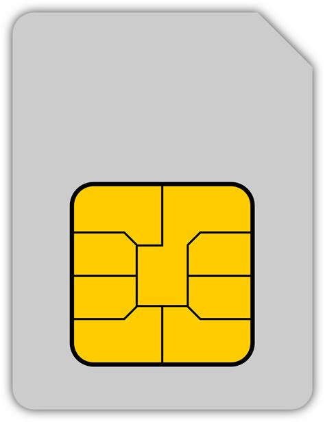 Clipart Sim Card Mobile Phone