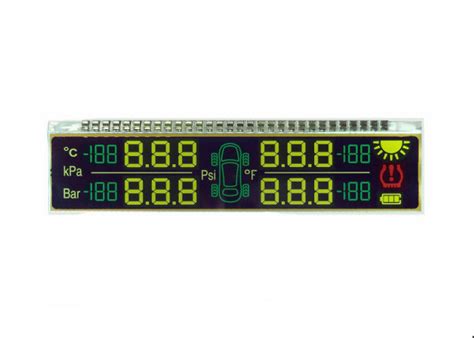 Custom V V FSTN Lcd Screen With Metal Pin Connetor Segment Lcd Display