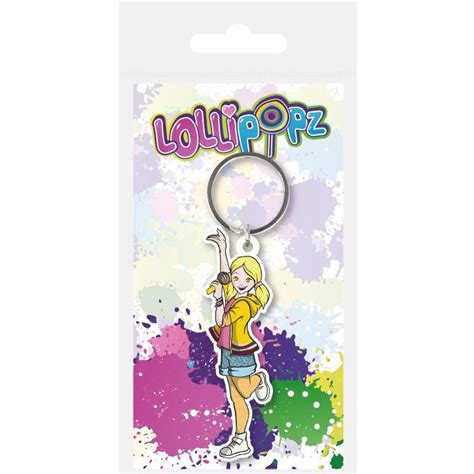 Lollipopz Klíčenka Gumová žlutá Mojepartycz