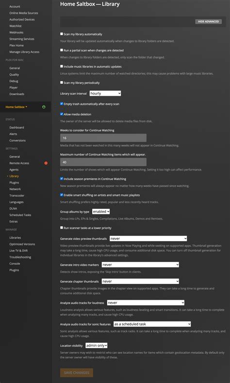 Plex Docs Saltbox Dev