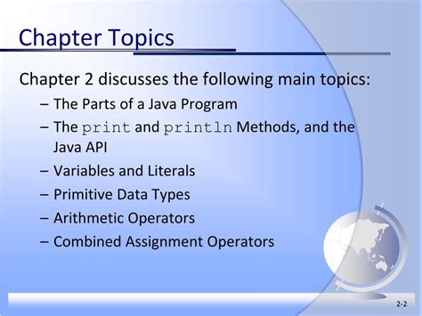 ppt chapter 2 java fundamentals powerpoint presentation free