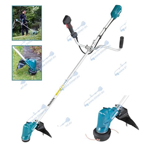 Тример / акумулаторна коса Makita DUR190UZX3, 18 V, Li-ion, 300 мм ...