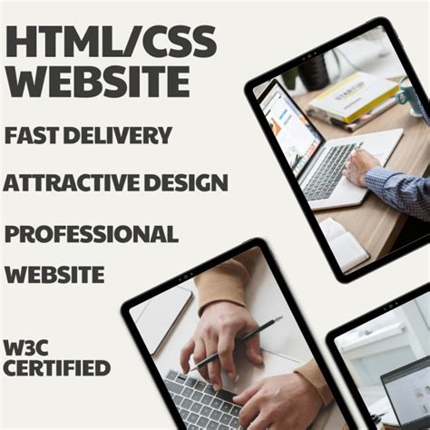 Develop Website For You With Html Css By Monubaba Fiverr