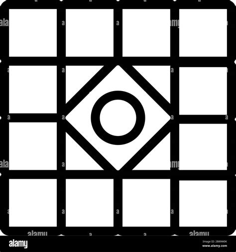 Tile Pattern Icon Vector Outline Illustration Stock Vector Image And Art Alamy