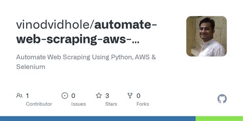 Github Vinodvidholeautomate Web Scraping Aws Lambda Automate Web