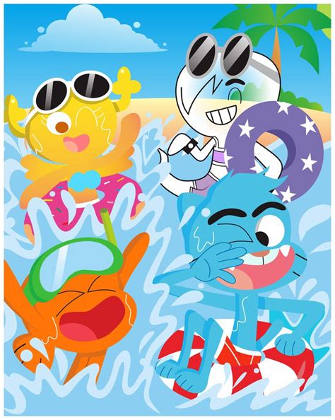 Splish Splash By Febriananda The Amazing World Of Gumball Amazing