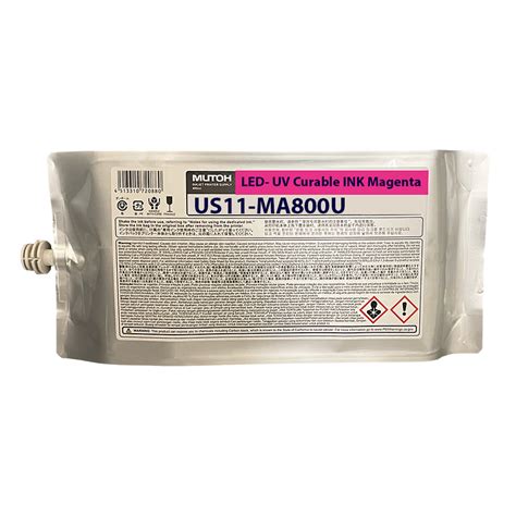 Mutoh Us11 Flexible Uv Led Ink 800ml Signwarehouse