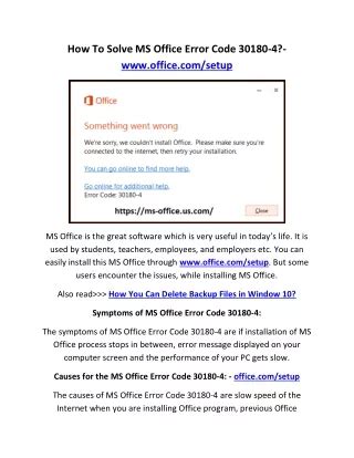 PPT How To Solve Error Code 30029 39 In Office 365 2019 2021 PowerPoint Presentation ID 12733870
