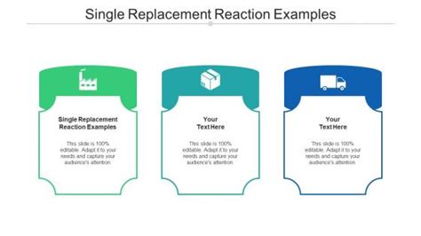 Single Replacement Reaction Examples Powerpoint Presentation And Slides