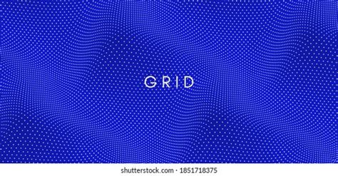 Background Convex Forms Grid Surface 3d Stock Vector Royalty Free 1851718375 Shutterstock