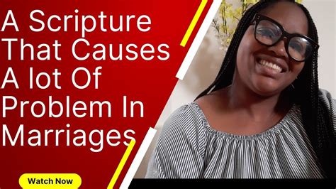 Scripture In The Bible That Causes A Lot Of Problem In Marriages Because Of Misinterpretation👀👀👀