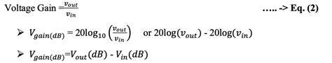 Power Gain And Voltage Gain In DB Rahsoft