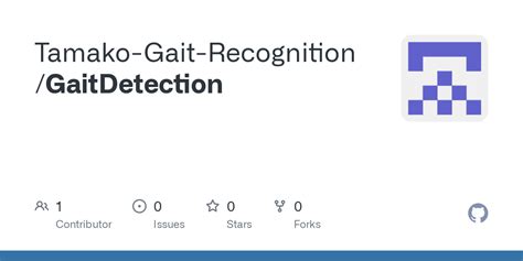 Github Tamako Gait Recognition Gaitdetection